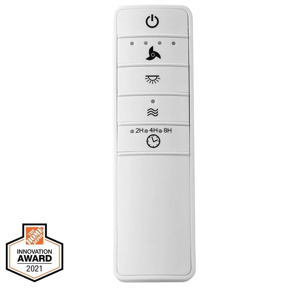 Universal Smart Wi-Fi 4-Speed Ceiling Fan White Remote Control Works ...