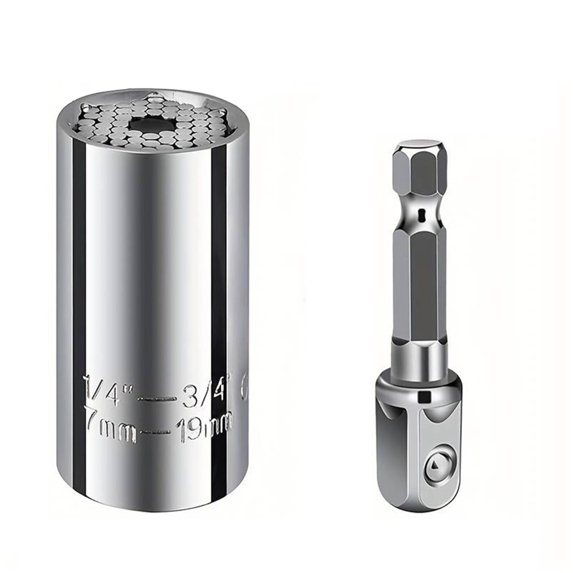Universal Socket Self-adjusting Socket Wrench Set Adapter Socket for ...
