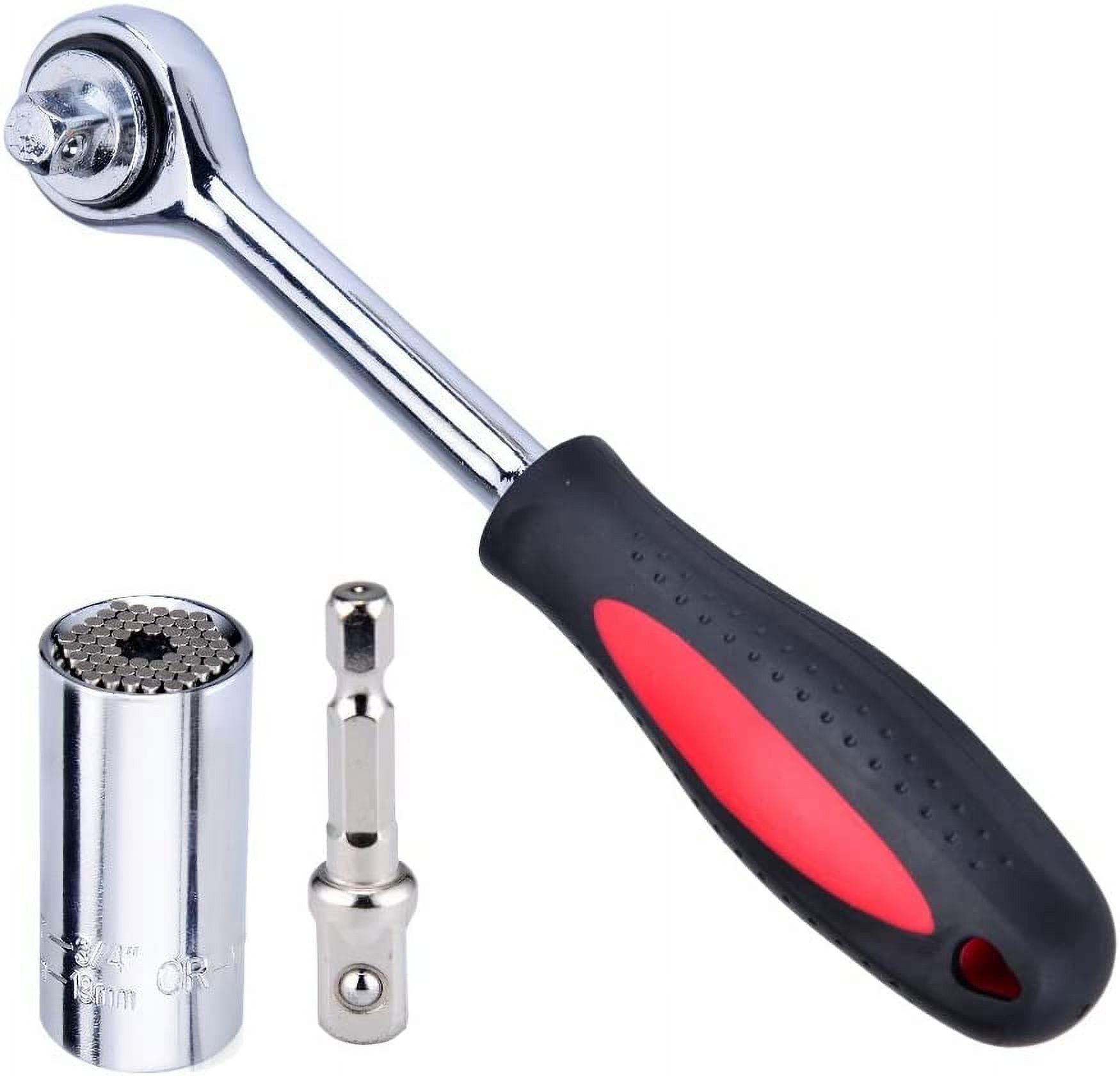 Universal Socket Wrench, Fits Standard 1/4''-3/4'' Metric 7mm-19mm ...