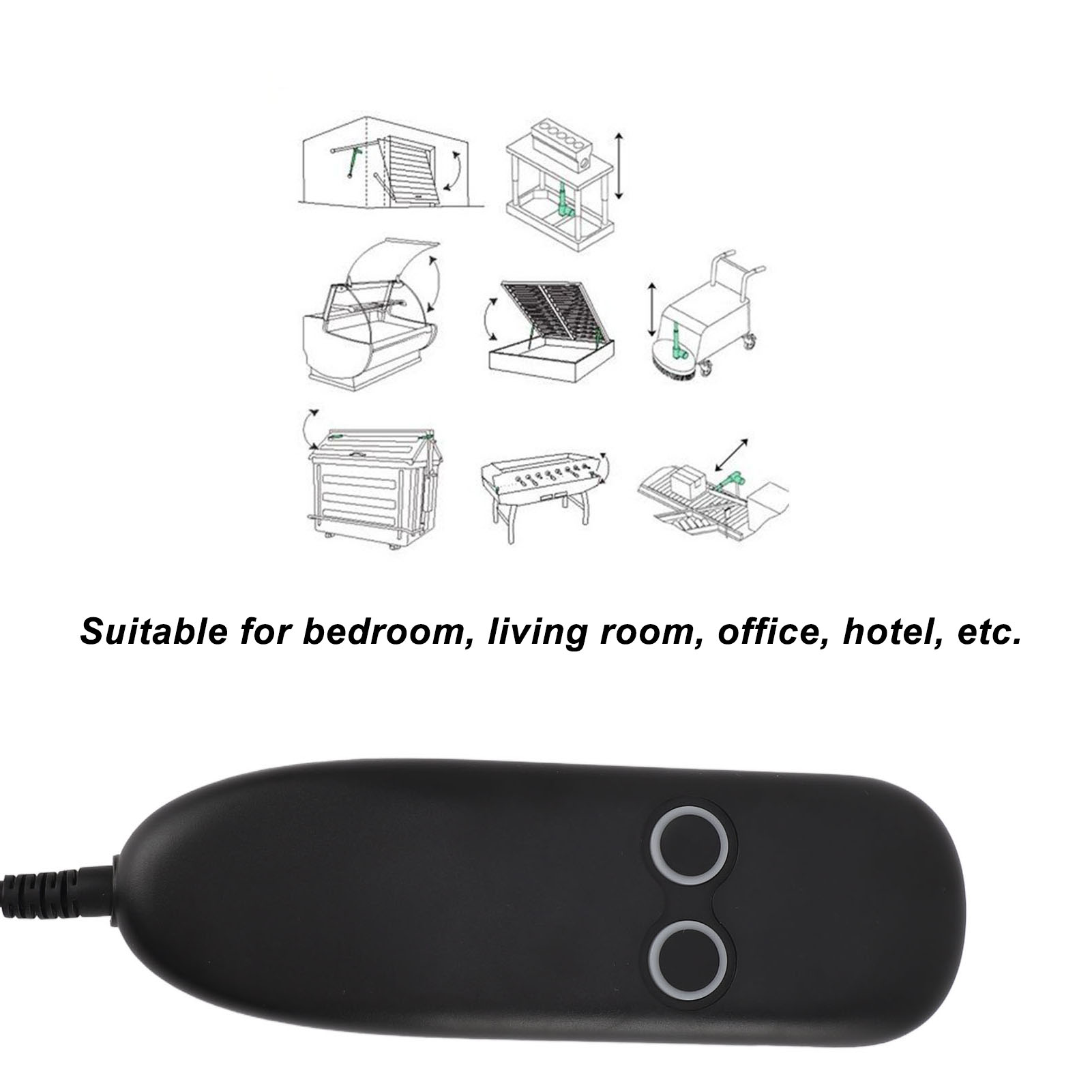 Universal Sofa Controller, 2 Button Operation For Power Recliners ...