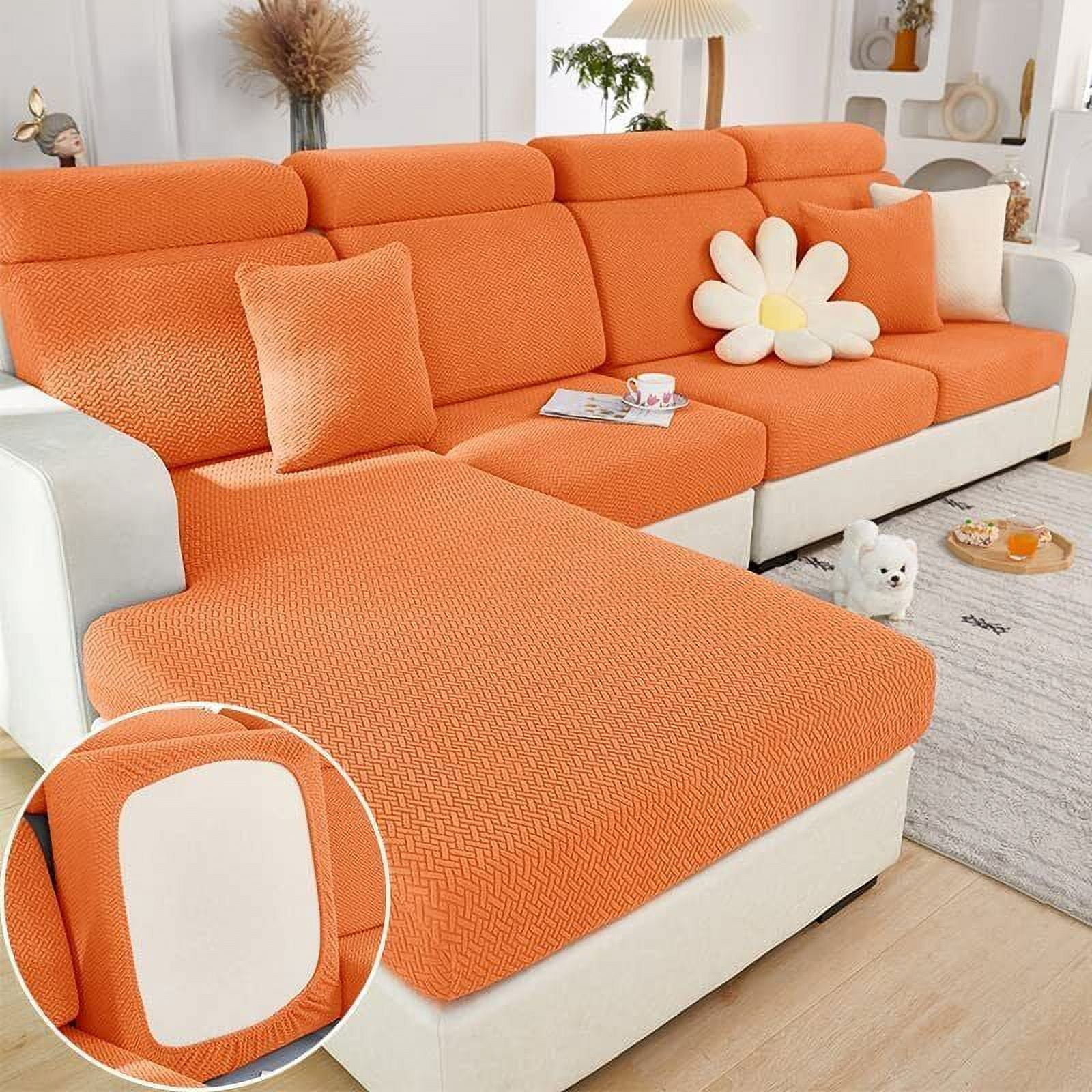 Universal Sofa Slipcover, Wear-Resistant Sofa Cover, Anti-Slip L Shape ...