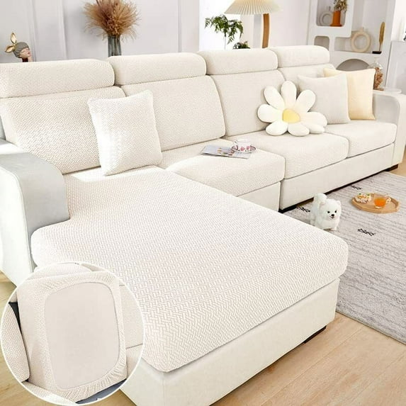 Universal Sofa Slipcover, Wear-Resistant Sofa Cover, Anti-Slip L Shape ...