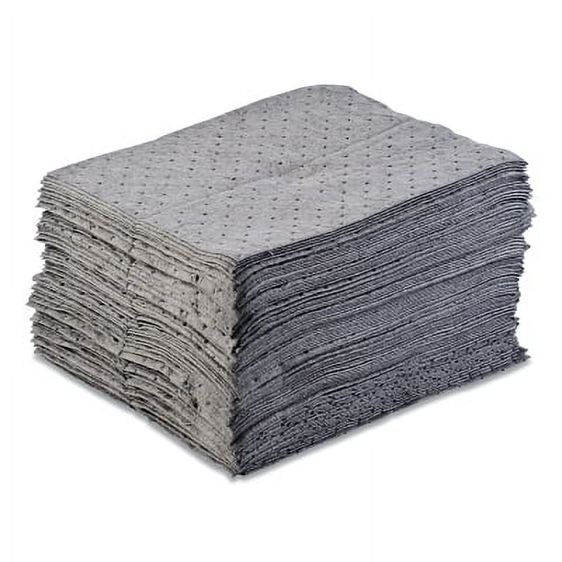 Universal Sorbent Pad, light-Weight, Absorbs 17 gal, 15 in x 17 in ...