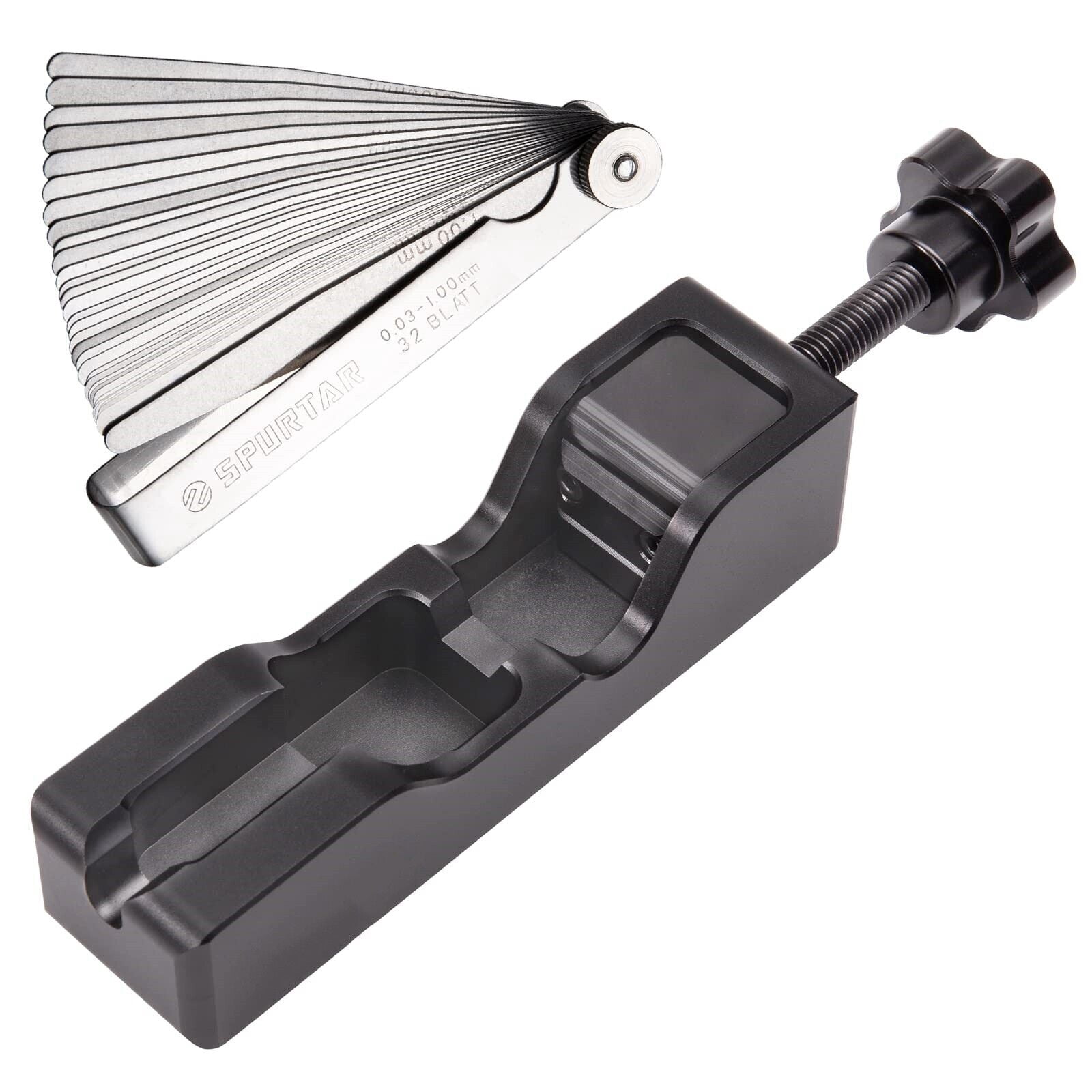 Universal Spark Plug Gap Tool with 32Blade Steel Feeler Gauge for Most ...