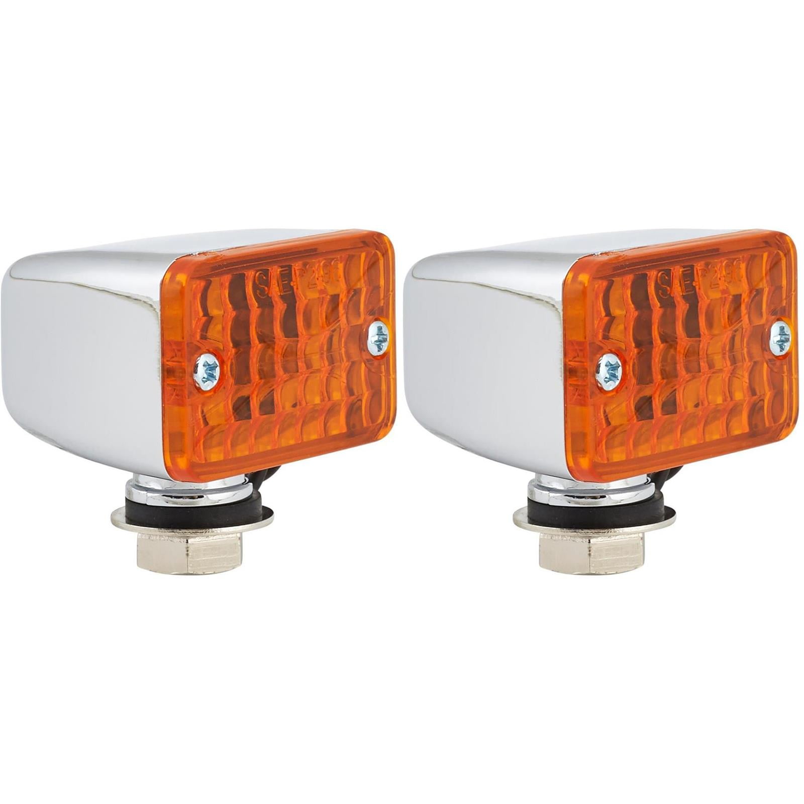 Universal Specialty Light, Single Filament Bulb, Amber Lens, Pair ...