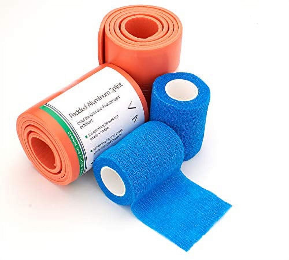 Universal Splint Roll with Self Adherent Cohesive Tape Adhesive Bandage ...