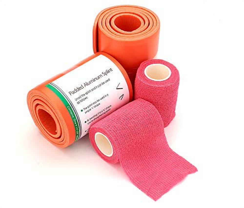 Universal Splint Roll with Self Adherent Cohesive Tape Adhesive Bandage ...