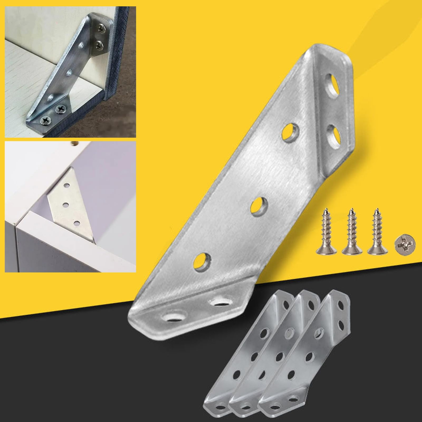 Universal Stainless Steel Furniture Corner Connector,Angle Fasten ...