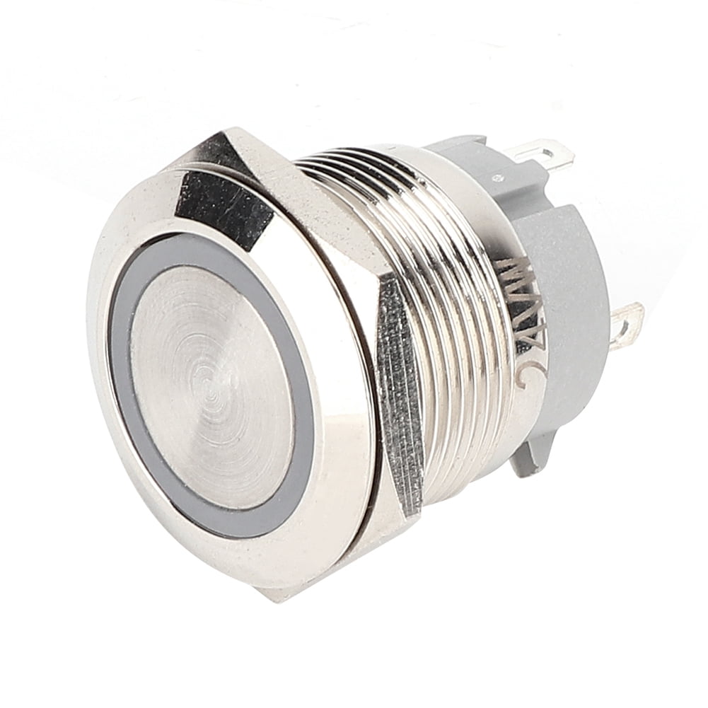 Universal Stainless Steel Metal Waterproof Reset Push Button Switch ...