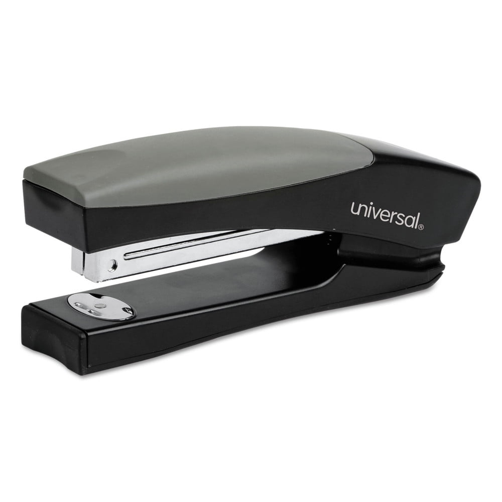 Universal Stand-up Full Strip Stapler, 20-Sheet Capacity, Black/Gray ...