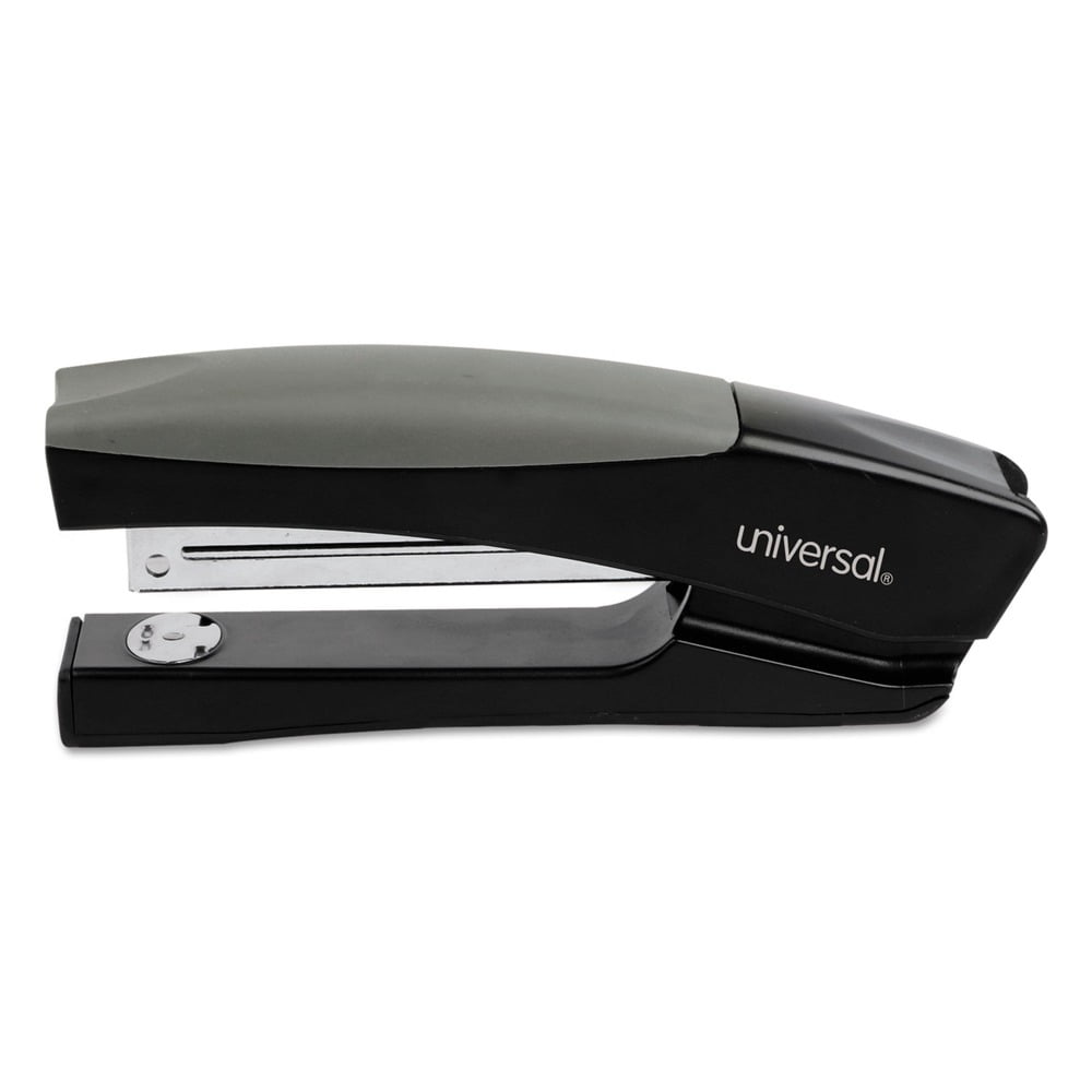 Universal Stand-up Full Strip Stapler, 20-Sheet Capacity, Black/Gray ...