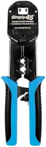 Universal Standard RJ45 Crimp Tool l for Shielded External Ground ...