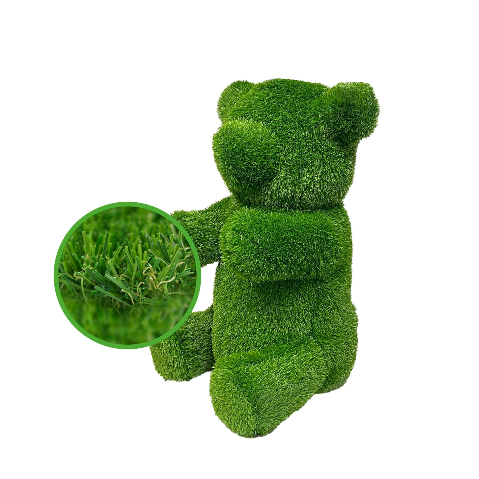 Universal Statues Artificial Sitting Bear Outdoor Patio Garden Turf ...