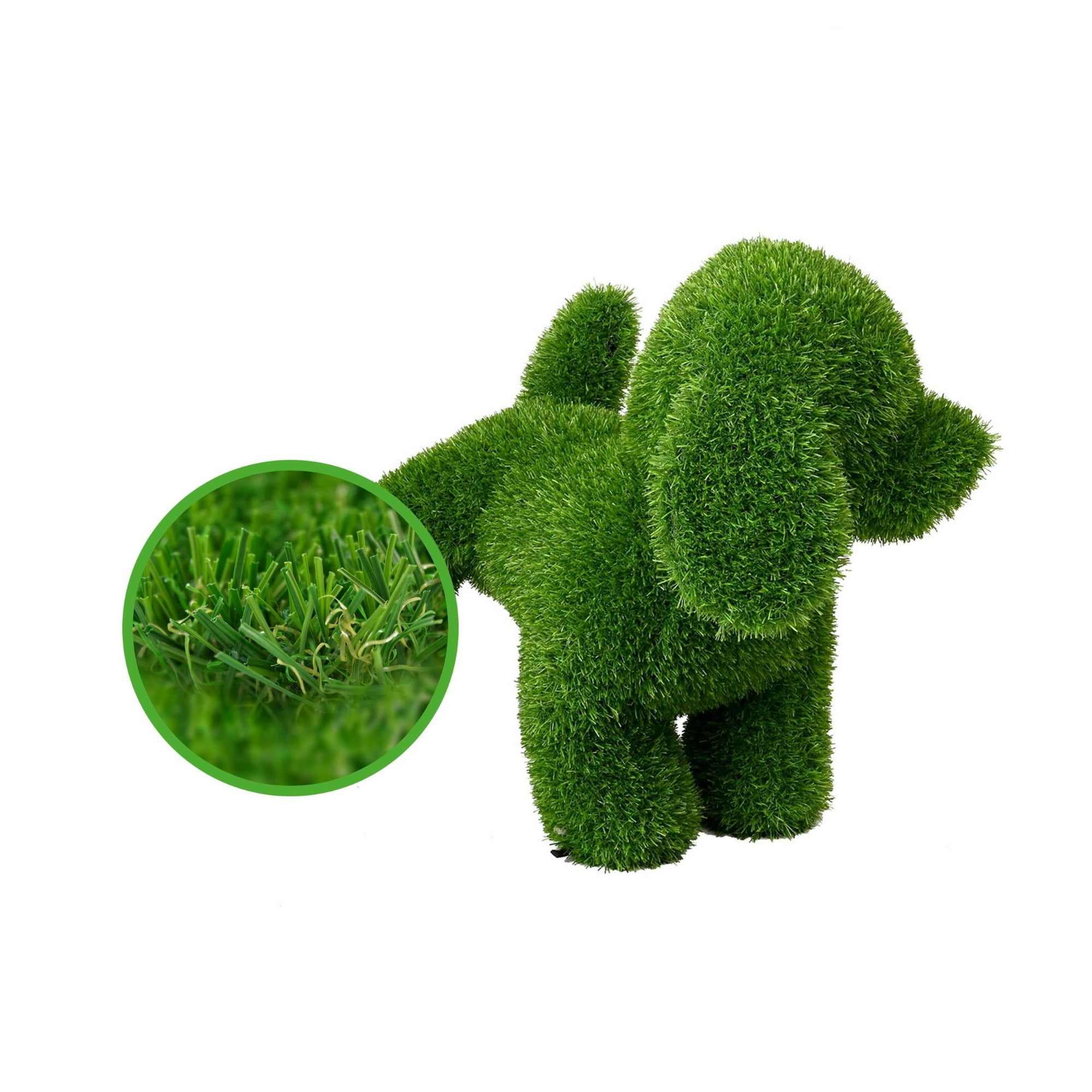 Universal Statues Dog Artificial Outdoor Garden Turf Topiary - 14 ...
