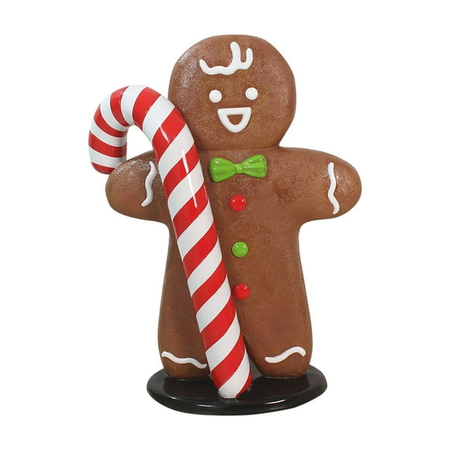Universal Statues Gingerbread with Candy Cane Commercial Outdoor ...
