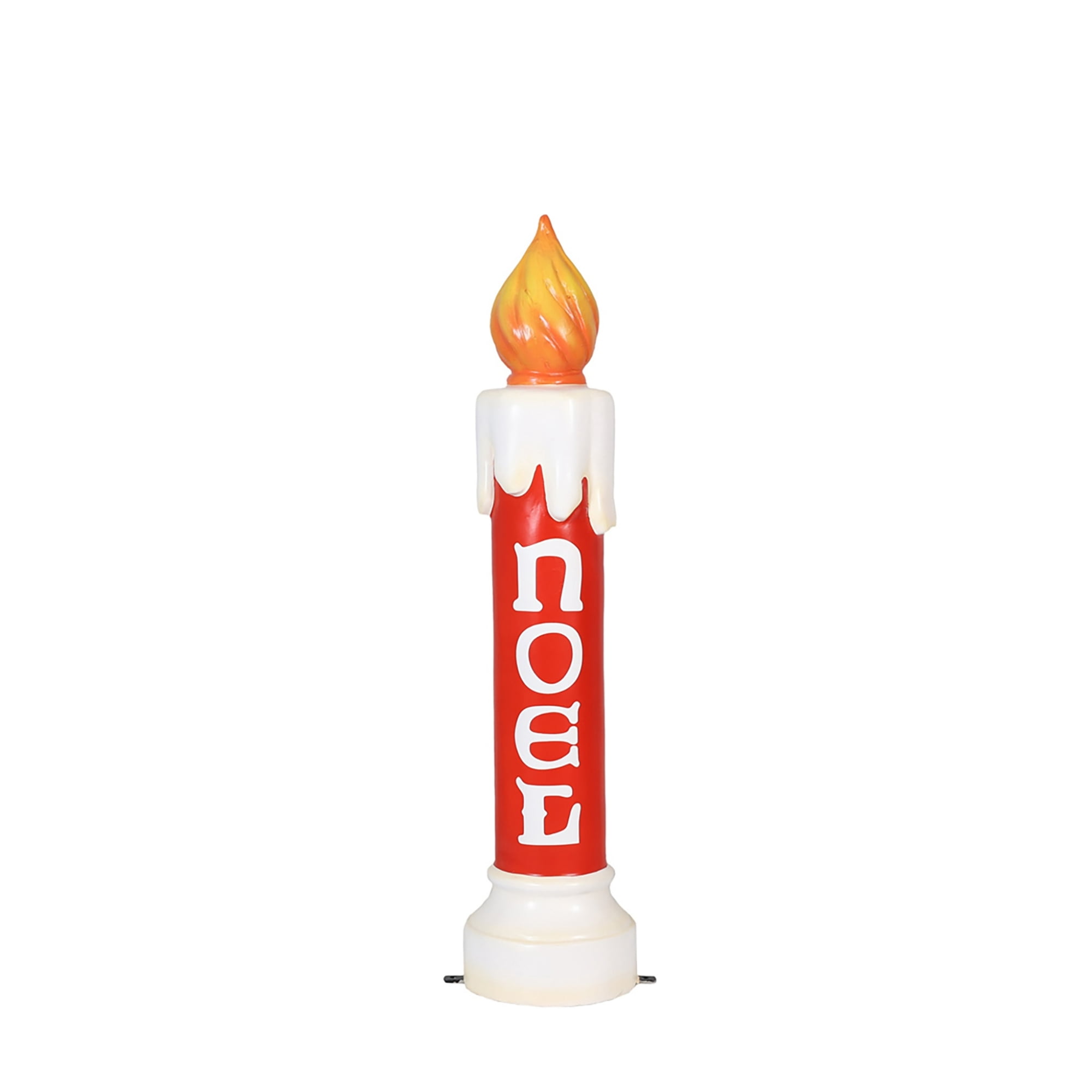 Universal Statues Noel Candles Fiberglass Outdoor Commercial Christmas ...