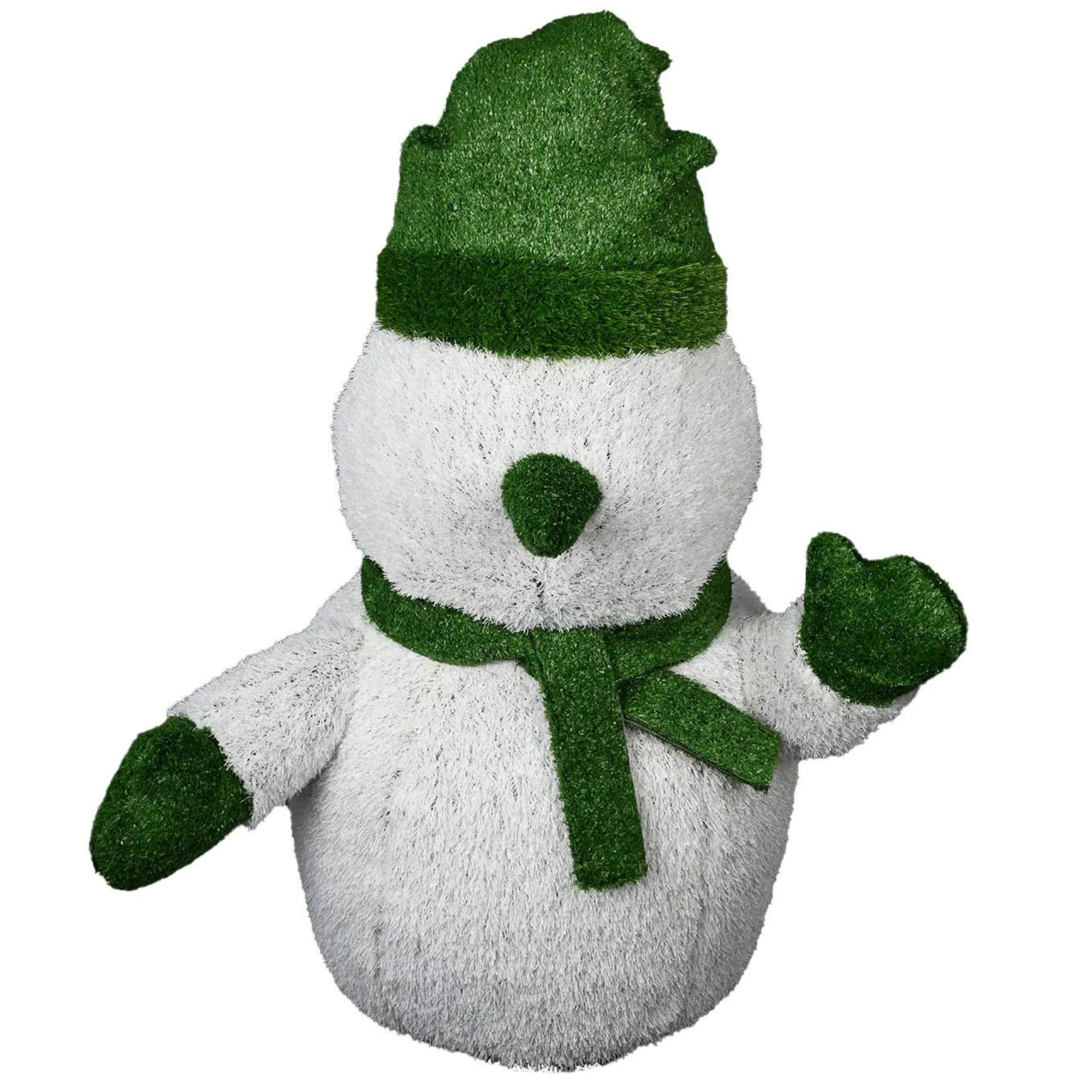 Universal Statues Snowman Outdoor Artificial Garden Turf Topiary - 32 ...
