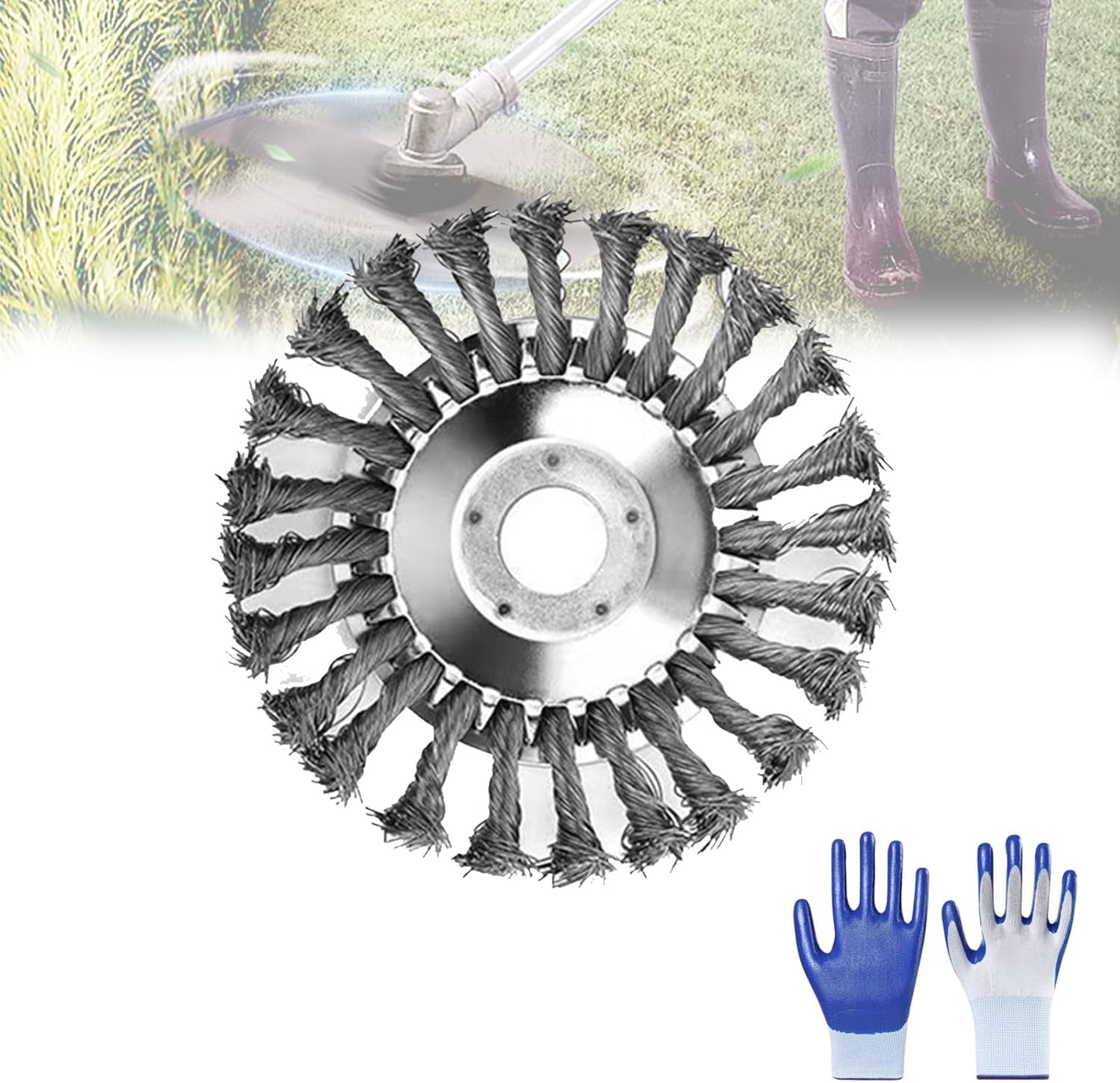 Universal Steel Wire Grass Trimmer Head, Wire Trimming Head for ...