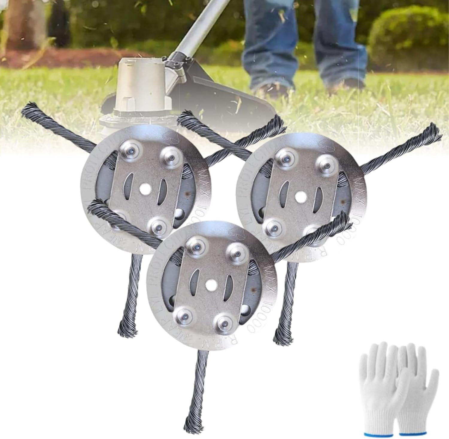 Universal Steel Wire Trimmer Head, 2025 New String Trimmer Replacement ...