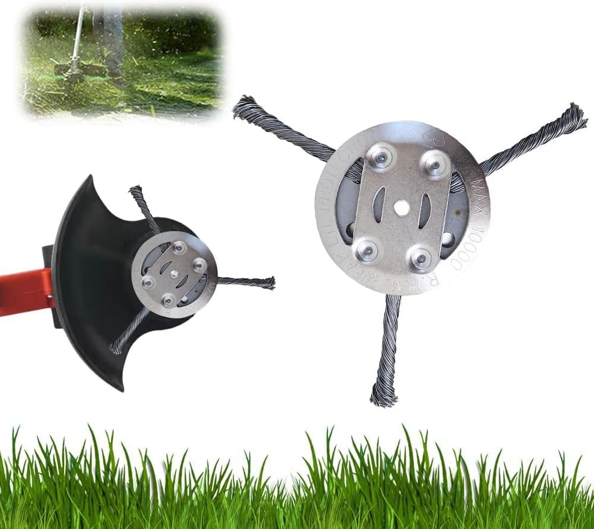 Universal Steel Wire Trimmer Head, 6-Inch Durable String Trimmer ...