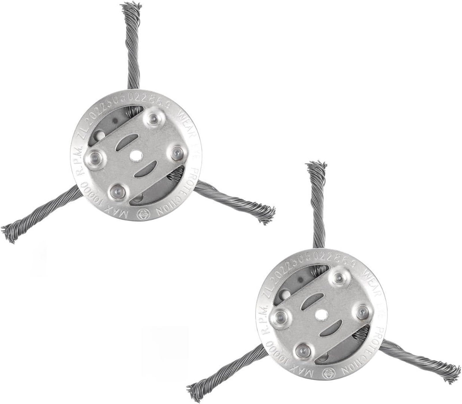 Universal Steel Wire Trimmer Head, Premium 6 Inch Steel Wire Rotary ...