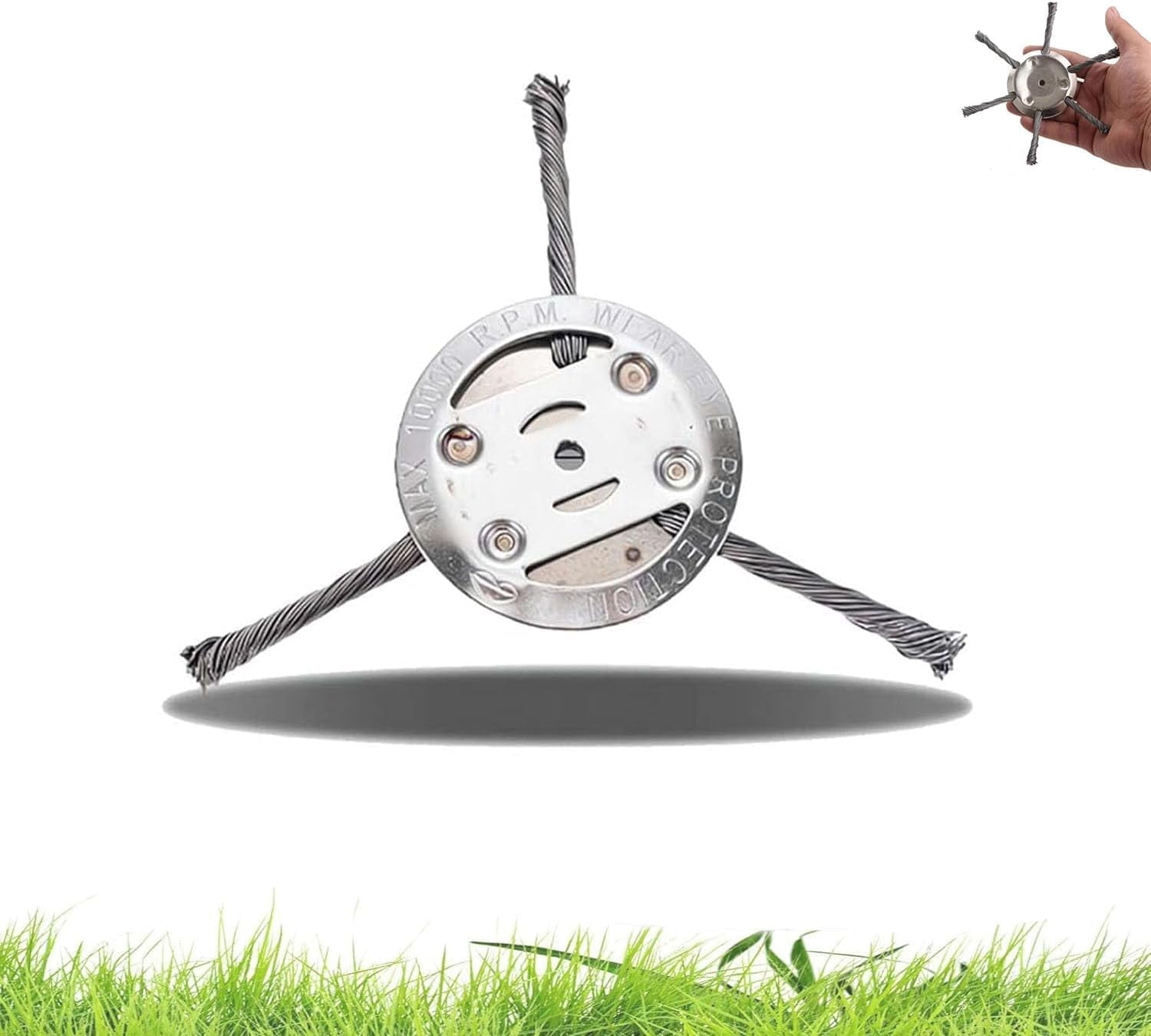 Universal Steel Wire Trimmer Head,Steel Wire Trimmer Head for Weed ...