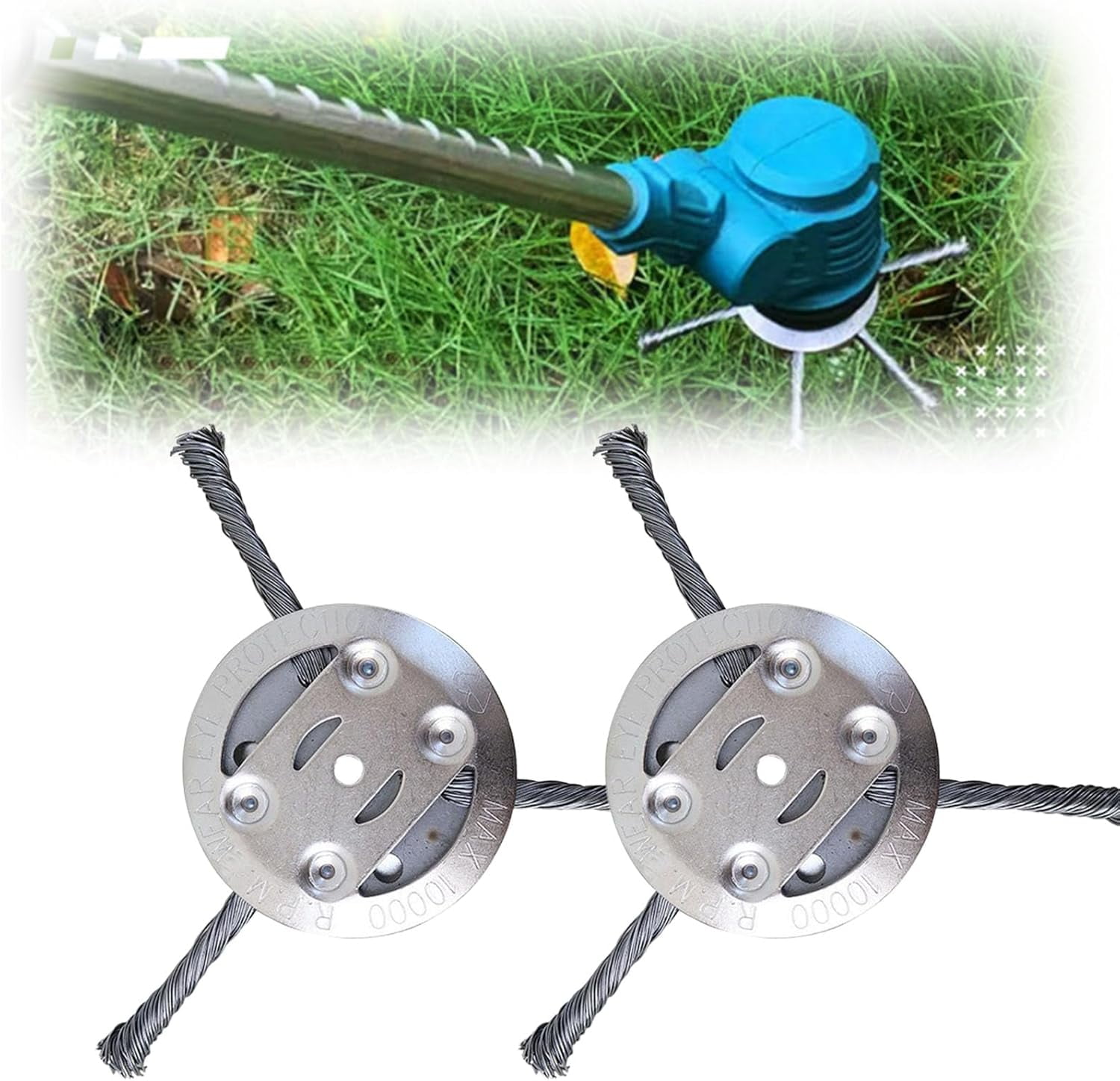 Universal Steel Wire Trimmer Head, Universal Steel Trimmer Head Blade ...