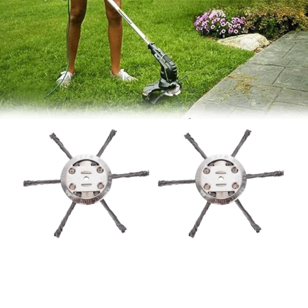Universal Steel Wire Weed Eater Head - 6-Inch Rotary Brush Cutter ...