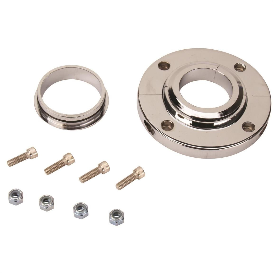 Universal Steering Column Floor Mount Plate, Chrome - Walmart.com