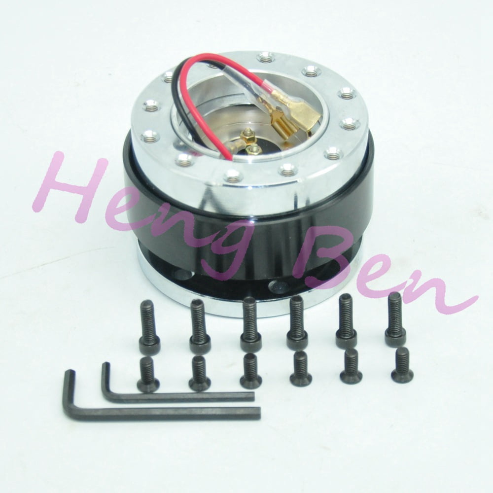 Universal Steering Wheel Snap Off Quick Release Hub Adapter Boss kit 8 ...