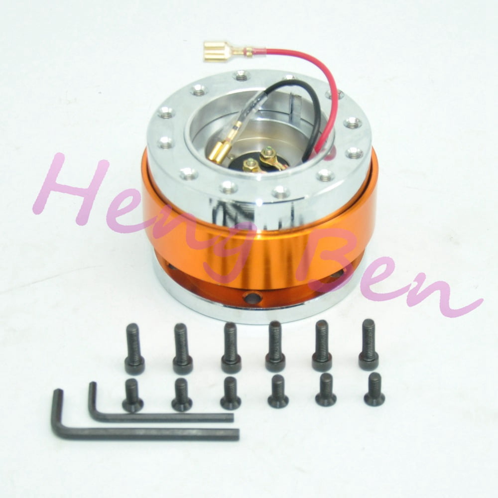 Universal Steering Wheel Snap Off Quick Release Hub Adapter Boss kit 8 ...