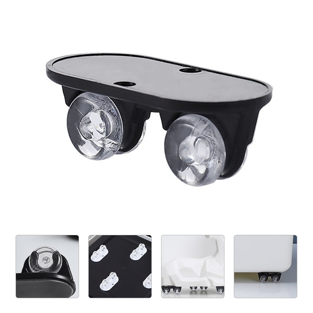 Universal Storage Box Pulleys Self-Adhesive One-Way Wheels - Walmart.com