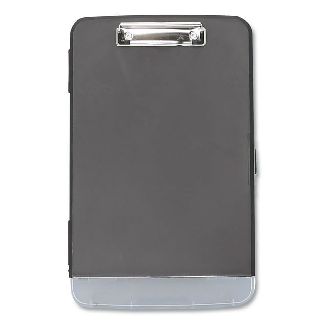 "Universal Storage Clipboard, Black, 0.5"" Clip, Holds 8.5x11 Sheets ...