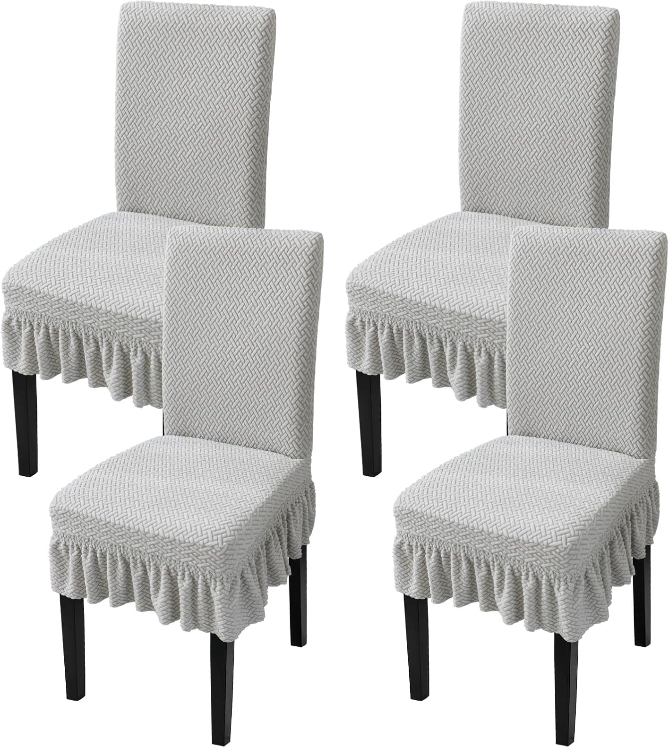 Universal Stretch Dining Room Chairs Slipcover, Removable Washable ...