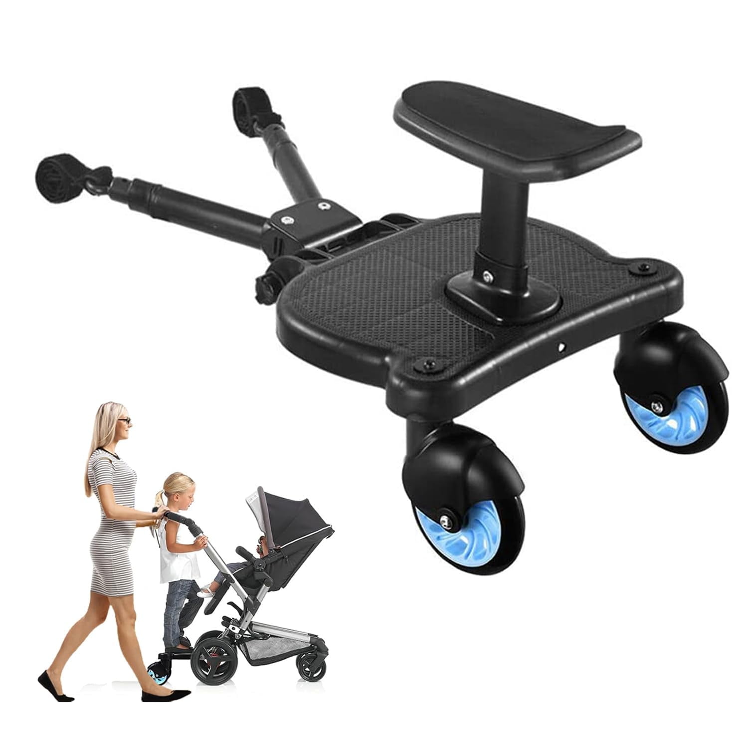 Universal Stroller Board 2 In 1 Stroller Ride Board Buggy Wheeled Board ...