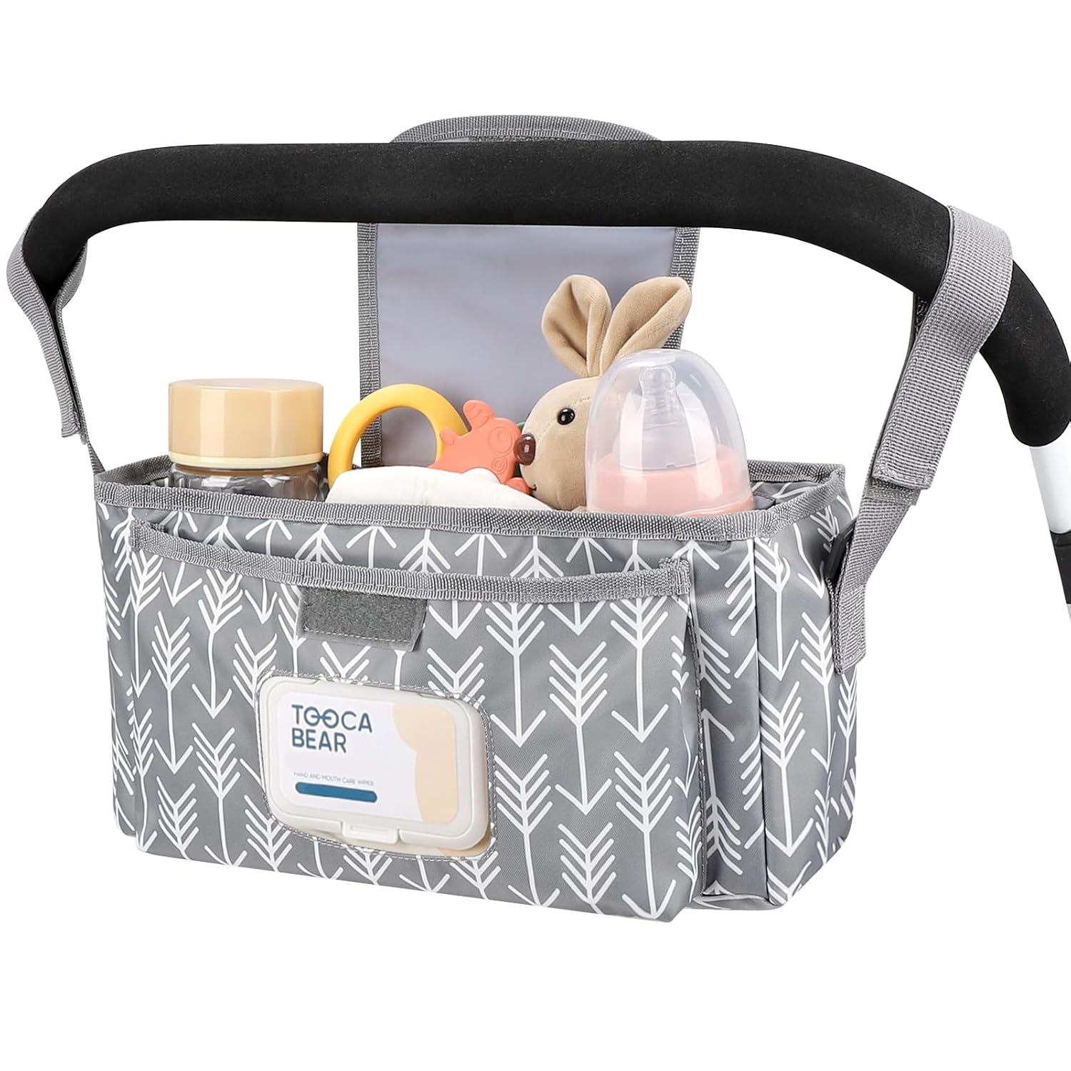 Universal Stroller Organizer with Insulated Cup Holder and Shoulder ...