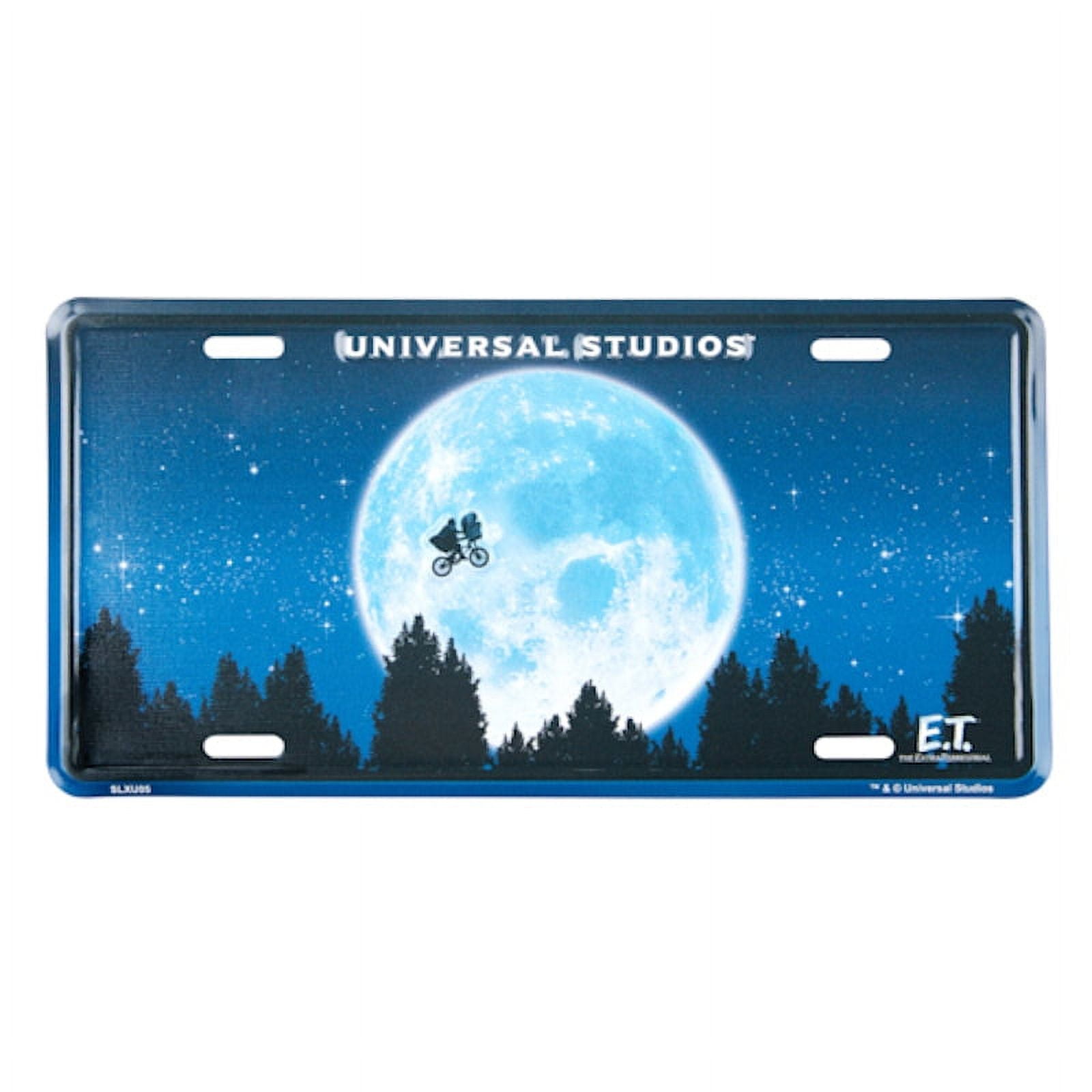 Universal Studios 10" E.T. Extra Terrestrial Metal License Plate New ...