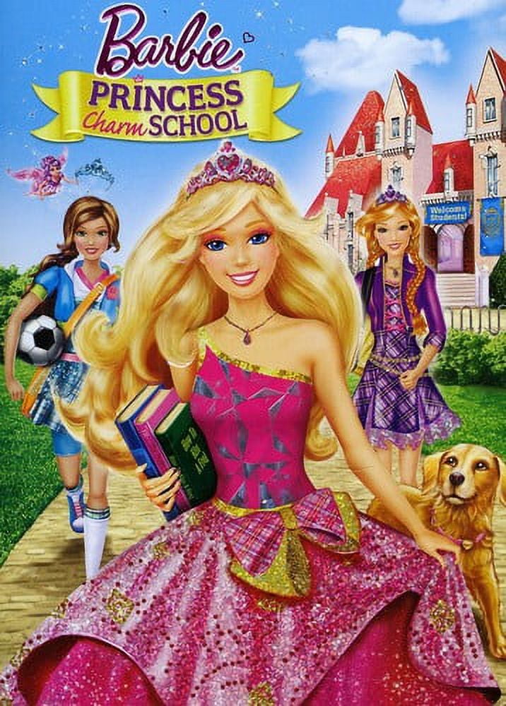 Universal Studios Barbie: Princess Charm School (DVD) (Standard Edition ...