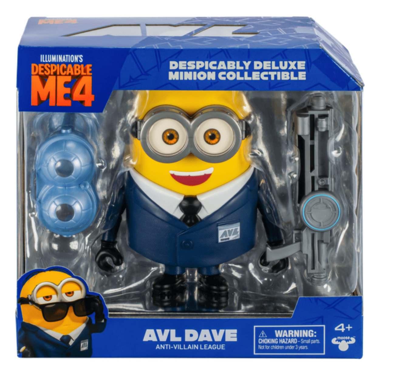 Universal Studios Despicable Me 4 Minions AVL Dave Collectible Figure ...