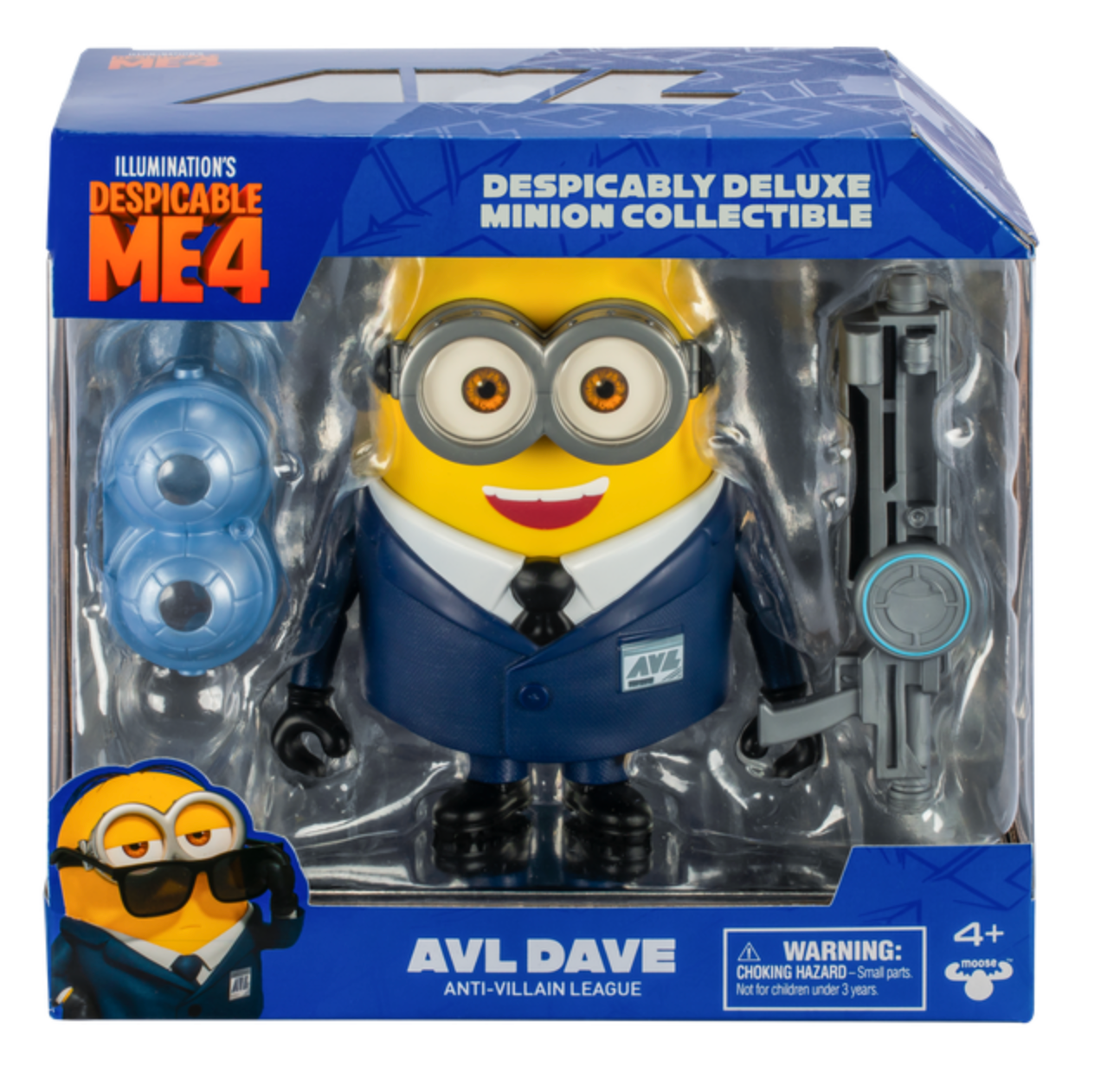 Universal Studios Despicable Me 4 Minions AVL Dave Collectible Figure ...