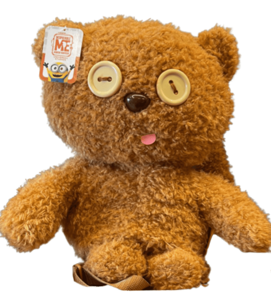 Universal Studios Despicable Me Minion Bear Tim Plush Backpack Toy for ...