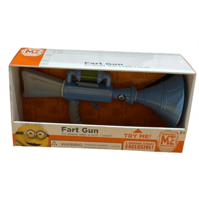Universal Studios Despicable Me Minion Fart Gun Toy - New, Boxed, Sound ...