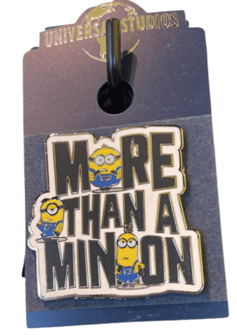 Universal Studios Despicable Me More Than A Minion Pin New With Card ...