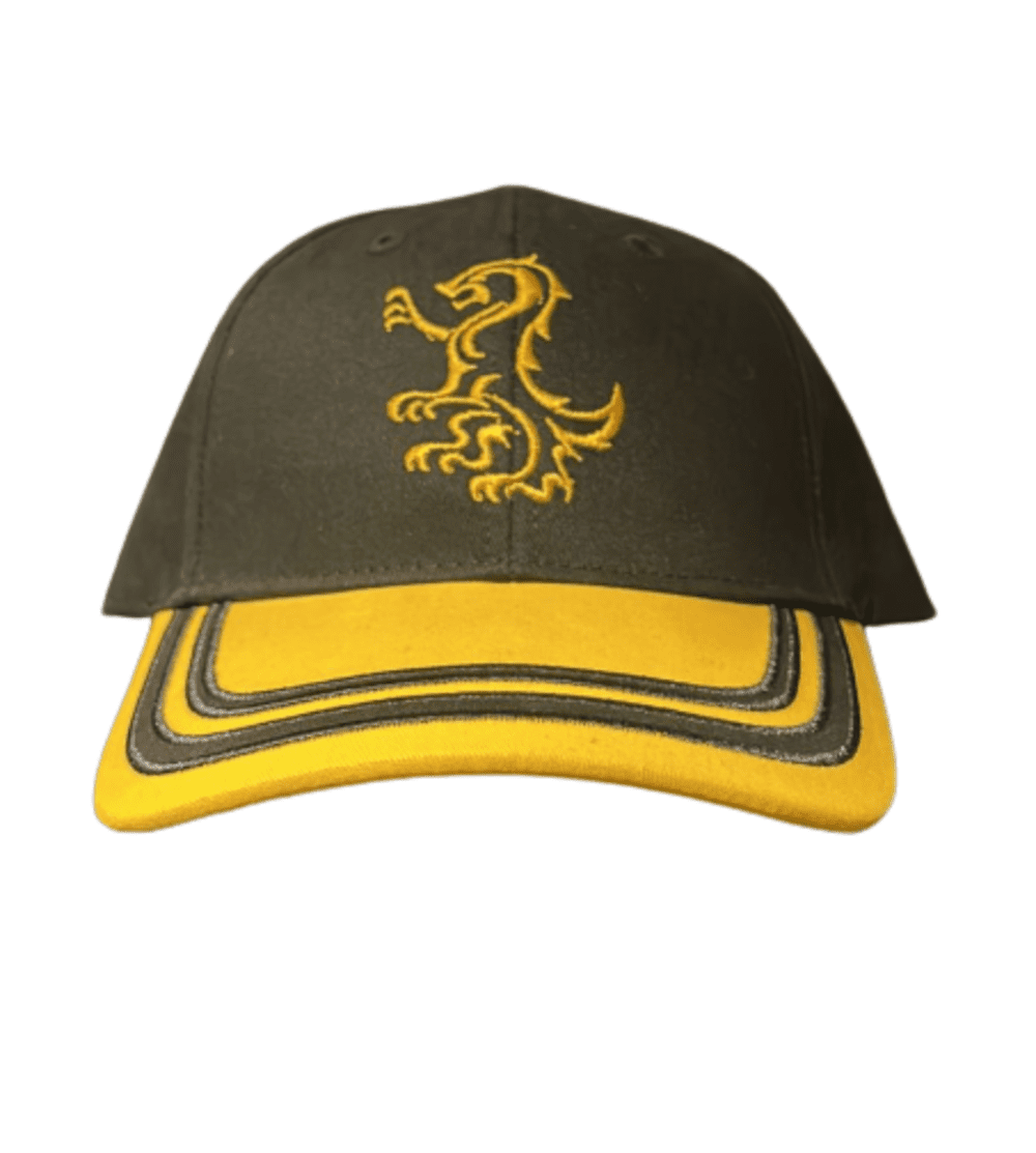 Universal Studios Harry Potter Hufflepuff Black Yellow Mascot Baseball ...