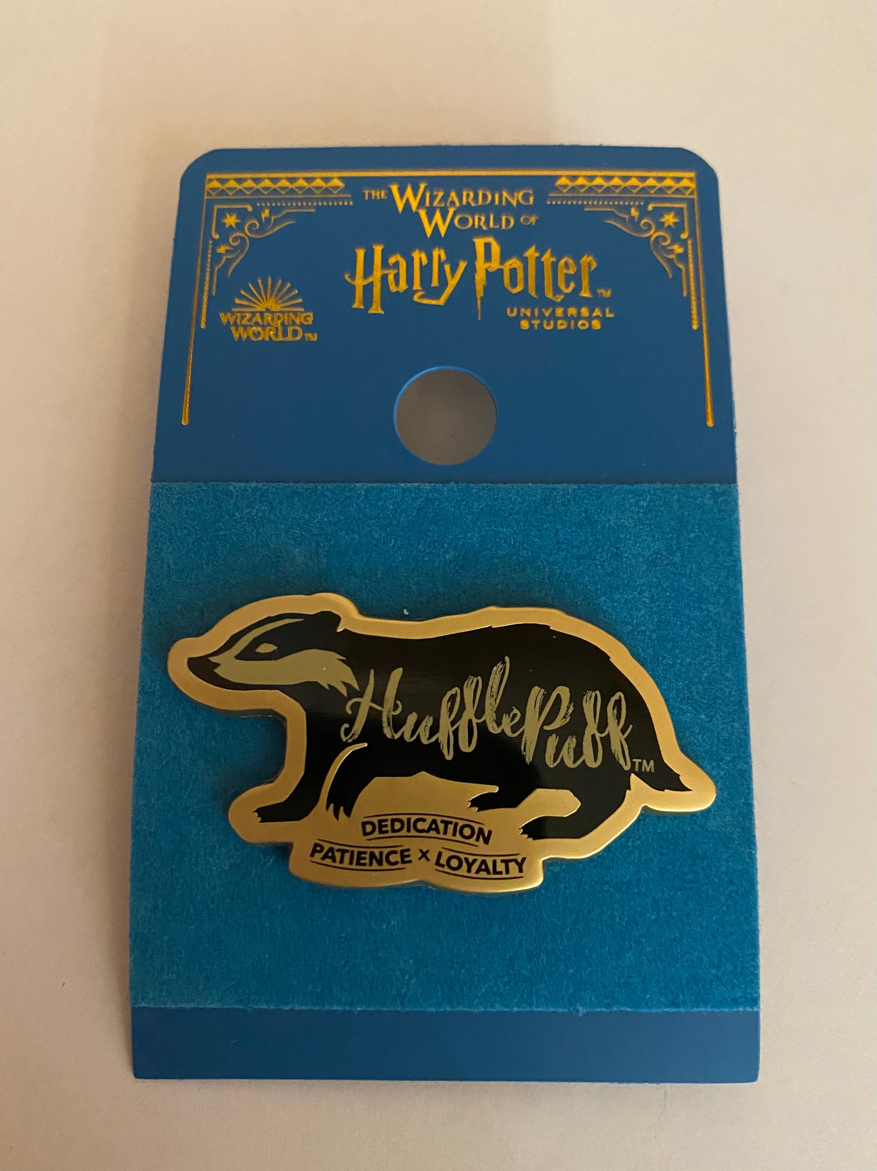 Universal Studios Harry Potter Hufflepuff Dedication Patience Pin New ...