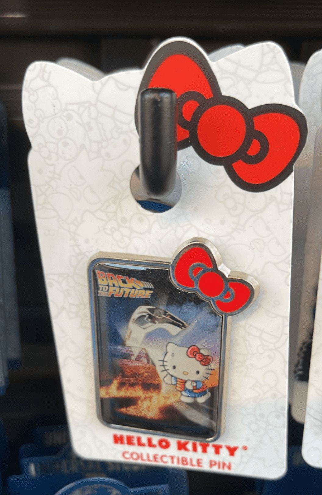 Universal Studios Hello Kitty Back To The Future Pin New With Card ...