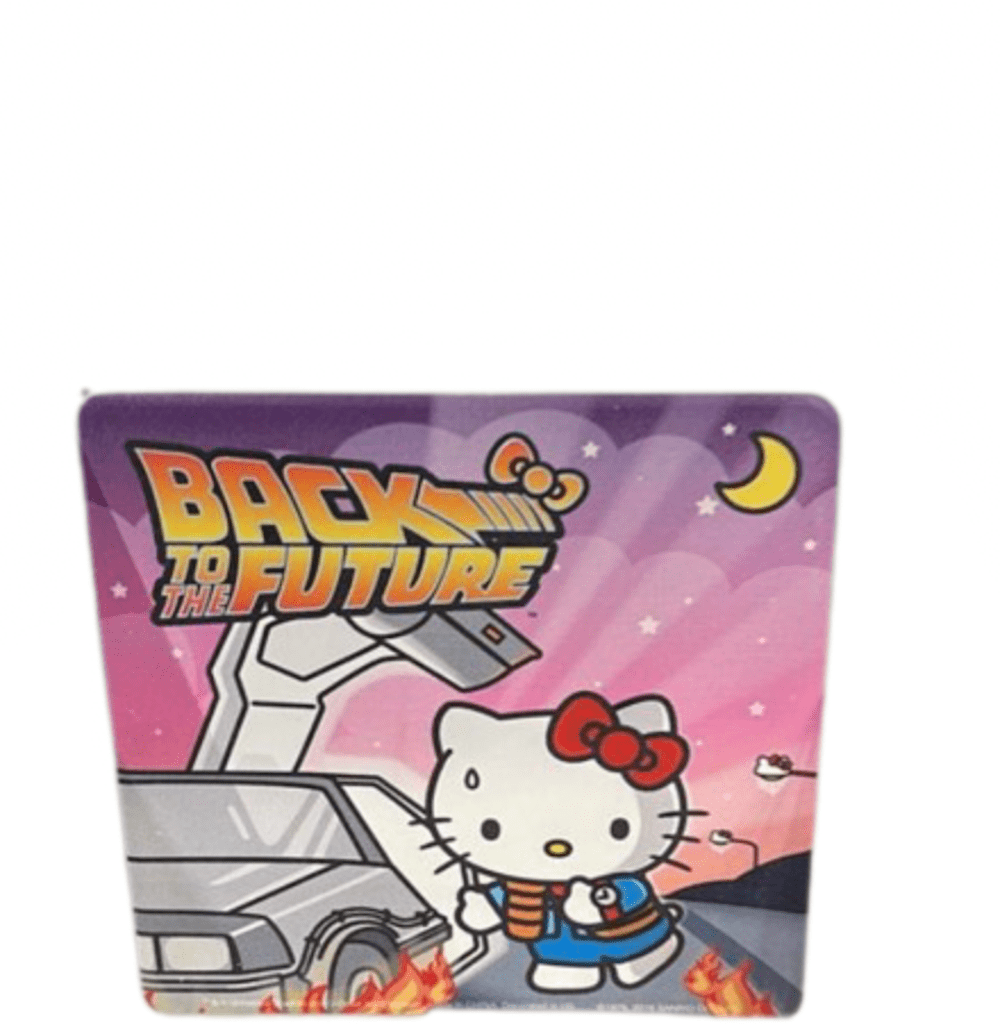 Universal Studios Hello Kitty in Back to the Future Single Square ...