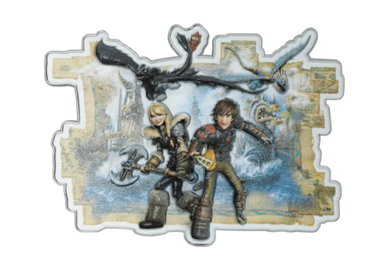 Universal Studios How To Train Your Dragon Isle of Berk Map Magnet New ...