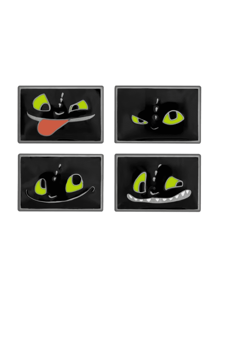 Universal Studios How To Train Your Dragon Toothless Expressions Magnet ...