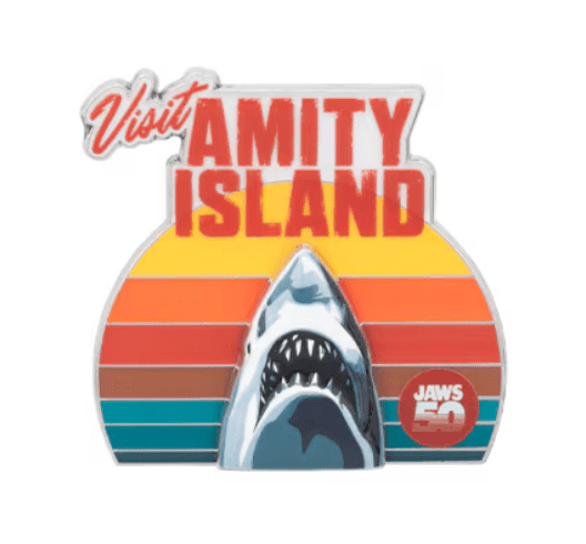Universal Studios Jaws 50th Anniversary Amity Island 3D Pin New With ...